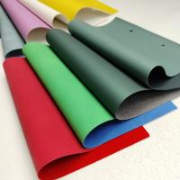 China Book Cover Material Thermal Color Change PU Thermal Leather Fabric for Making Label Notebook and Trademark for sale