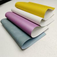 China Book Cover Material Thermal Color Change PU Thermal Leather Fabric for Making Label Notebook and Trademark for sale