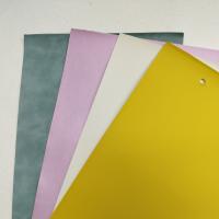 China Book Cover Material Thermal Color Change PU Thermal Leather Fabric for Making Label Notebook and Trademark for sale