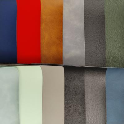 China Mixed Styles Original Ecology Waterproof PU Designer Leather Fabric Thermal Leather Fabric for Notebook and Diary Cover for sale