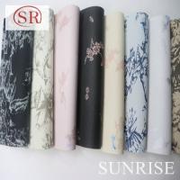 China PU Leather Cork Fabric Embossed Microfiber Material for Black Gloves Decorative Use on Bags Sofas Outdoor Feature Stretchable for sale