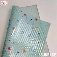 China Artificial Leather Metal Film Thick Waterproof Making Clothing Handbags Sandals for sale