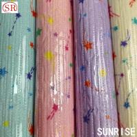 China Artificial Leather Metal Film Thick Waterproof Making Clothing Handbags Sandals for sale