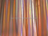 China Wholesale Foil Mirror Leather Glossy Gold Silver Leather PU Metallic Fabric for Furniture Sofa Upholster for sale