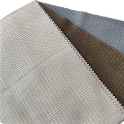 China Block Pattern Design Lychee Pu Leather Fabric Designer Synthetic Leather in Stock for sale