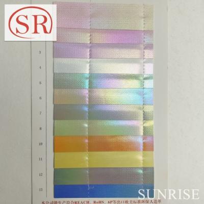 China Embossed Pattern PU PVC Faux Artificial Synthetic Leather Fabric for Shoe Bag for sale