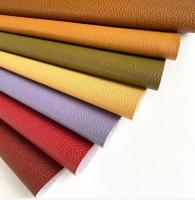 China Microfiber Embossing PU Faux Artificial Synthetic Leather Fabric for Sofa Bag Shoes Lining for sale