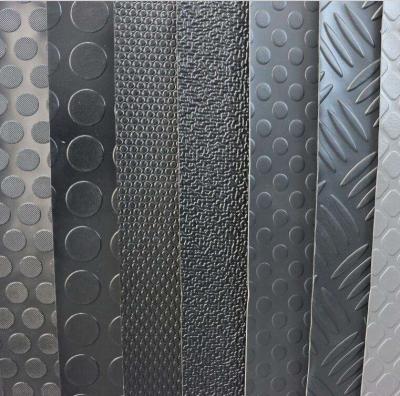 China Factory Customized 1.6 2 mm Thickness Non-slip Faux Leather PVC Leather Embossed Synthetic Vinyl Leather for Car Floor for sale