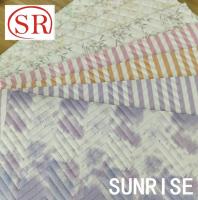 China 3D Cotton Wavy PU Synthetic Faux Leather 100% Polyester Waterproof Quilted Velvet Ultrasonic for Bags Sofas Furniture Garments for sale