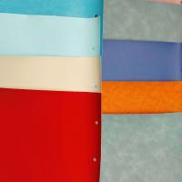 China Book Cover Material Thermal Discolor PU Designer Leather Fabric Thermal Leather Fabric for Making Label Notebook and Trademark for sale