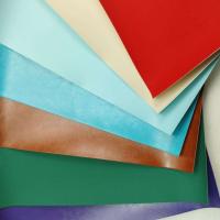 China Book Cover Material Thermal Discolor PU Designer Leather Fabric Thermal Leather Fabric for Making Label Notebook and Trademark for sale