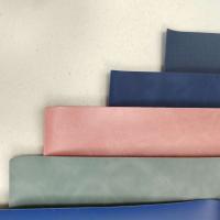 China Book Cover Material Thermal Discolor PU Designer Leather Fabric Thermal Leather Fabric for Making Label Notebook and Trademark for sale