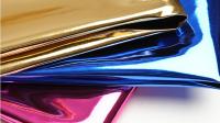 China TPU Holographic Mirror Leather Fabric for Bags Bows Shoes Clothes for sale