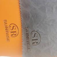 China Hot Stamp Vintage Style PU Synthetic Leather for Notebook Binder Package Recycled Leather for sale