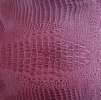 China High Quality Modern Style Reversible Red Fabric PU Leather Stretch Upholstery for Sofa Bag Decorative Purpose Embossed Pattern for sale