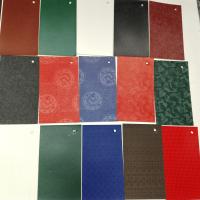 China High-quality Wholesale PU PVC Synthetic Artificial Faux Leather Fabric Decorative Paper for sale