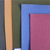 China Anti-Abrasion Vegan PU Artificial Synthetic Leather Fabric for Notebook Cover Bags for sale