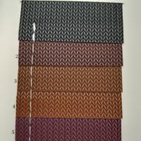 China Factory Wholesale Waterproof Chevron PVC Leather Fabric Wear-resistant Synthetic Leather for Bags and DIY Crafts for sale