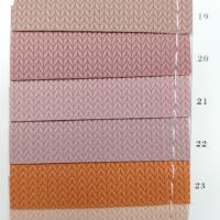 China Factory Wholesale Waterproof Chevron PVC Leather Fabric Wear-resistant Synthetic Leather for Bags and DIY Crafts for sale