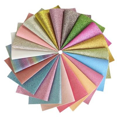 China Durable Metallic Glitter PU Leather Roll for Garment Shoes Bags and Upholstery Fabric for sale
