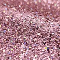 China Hexagon Glitter Faux Leather Sheets for Jewelry Box Packaging and DIY Craft Material for sale