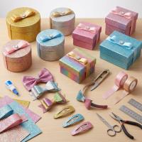 China Hexagon Glitter Faux Leather Sheets for Jewelry Box Packaging and DIY Craft Material for sale