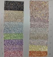 China PVC Non Woven Backing Glitter Bag Leather Sparkle Texture Firm Shape for Evening Bags Clutches for sale