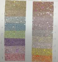 China PVC Non Woven Backing Glitter Footwear Leather Sparkle Texture for Heels Flats Party Shoes for sale