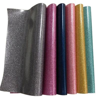 China Glitter PU Leather Sparkle Synthetic Leather for Women's Shoes Handbags Apparel for sale