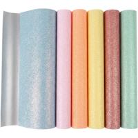 China PU Glitter Faux Leather with Vibrant Colors for Shoes Bags Car Decoration for sale
