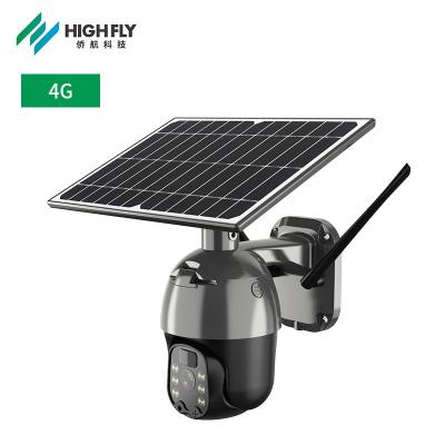 China OEM ODM Low Power Solar Energy Power Battery Wireless Alert PTZ Micro 5mp Security CCTV Camera With Solar 4G Sim Wireless for sale