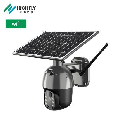 China HD 1080P Mini Outdoor PTZ IP Speed Dome Solar Camera Wifi Cctv Camera Wireless Security Surveillance Mini PTZ Camera for sale