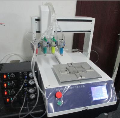 China Multi-Color Automatic Glue Dispenser with 400x400x100mm Work Area and 0.2mm Precision for Industrial Fluid Applications for sale