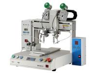 China Three Axis Automatic Wave Soldering Equipment with 400mm Work Area for Capacitors and Resistors for sale
