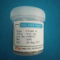 China PY-6883C Water Soluble Flux Soldering Paste 500g with 25-45μm Grain Size and 180°C Melting Point for sale
