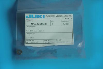 China JUKI WASHER 3.3X8X0.5 WP0330516SC for SMT PCB Assembly Equipment Maintenance for sale
