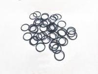 China Samsung CP20 Black Rubber O-Rings for SMT Nozzle Holders - Compatible with CP40, CP50, SM320 Series for sale