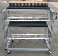 China FUJI NXT Feeder Trolley Storage Cart - 800×600×1150mm, 80 Feeder Capacity, Stainless Steel Construction for sale