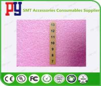 China SMT Spare Parts 0730C-0340 Reel Position Label Gold for Universal Pick and Place Machines for sale