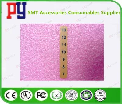 China SMT Spare Parts 0730C-0340 Reel Position Label Gold for Universal Pick and Place Machines for sale