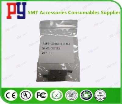 China X02G511111ALL SMT feeder cutter blade, compatible with PANASERT CM202, CM301 pick‑and‑place machines. 2 pieces per pack for feeder maintenance. for sale