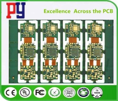 China 8 Layer Rigid Flex PCB with 3 Mil Line Width, RoHS Compliant Circuit Board for High-Speed Applications for sale
