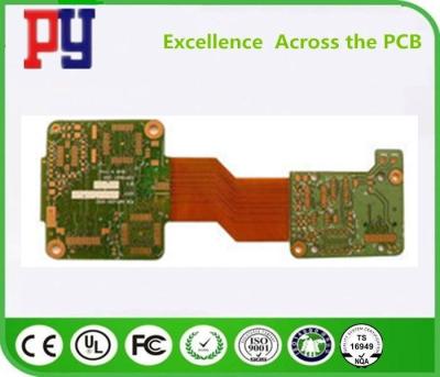 China High Precision Rigid Flex PCB 8 Layers with 3 Mil Line Width and 4 Mil Hole Size for Industrial Applications for sale