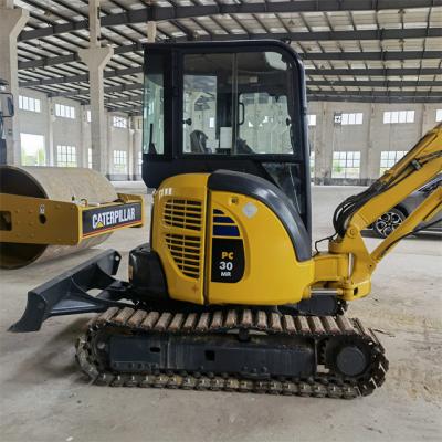 China Used Komatsu PC30 Mini Excavator 3 Ton 2020 Japan 800 Hours Hydraulic Crawler for sale