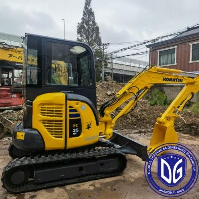 China Komatsu PC35 3.5 Ton Small Crawler Hydraulic Used Excavator 2020 1650h for sale