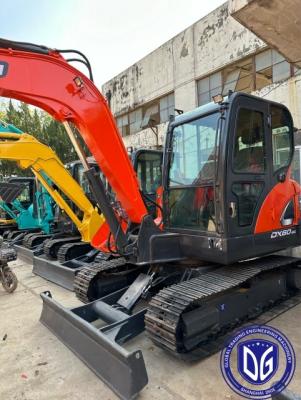China Used Doosan DX60 6Ton Small Excavator With Heavy load And Solid Machine for sale