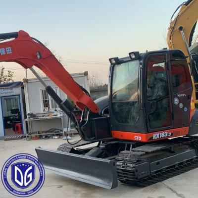 China Kubota KX183 Used Excavator 8.3 Ton 0.5m³ Bucket Capacity Japanese Construction Equipment for sale