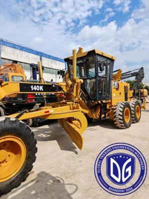 China Caterpillar 140K Used Motor Grader - 17 Ton Operating Weight with 3.7m Blade for Road Construction for sale
