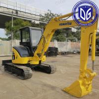 China Komatsu PC50 Used Mini Excavator 5 Ton 0.2m3 Bucket High Power Engine for sale