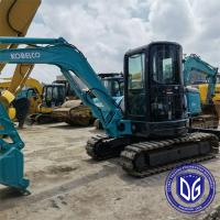 China Kobelco SK55 5.5 Ton Used Mini Excavator 2021 843 Hours Hino J05E Engine for sale